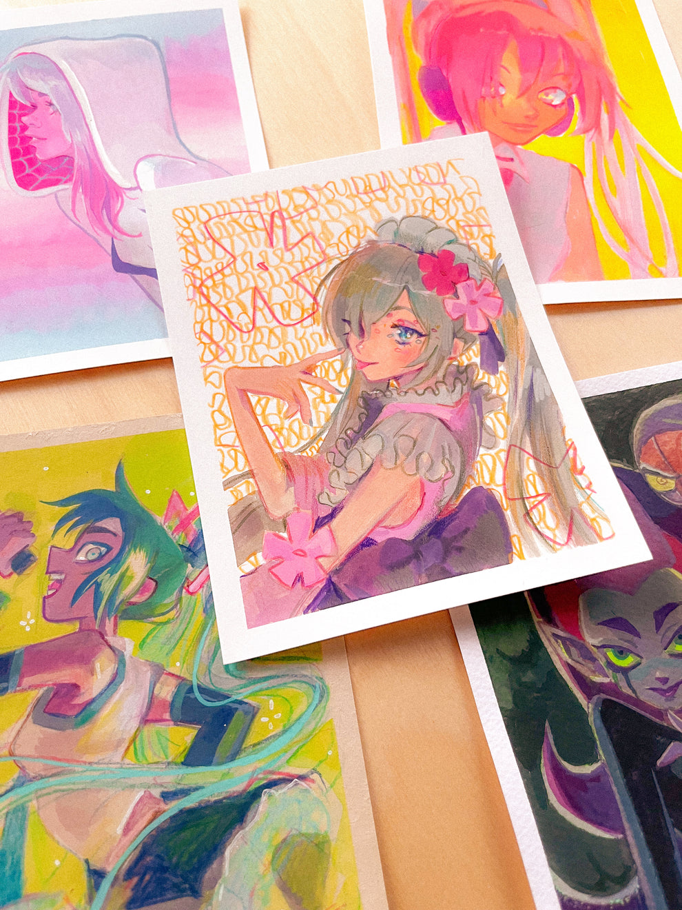 ORIGINAL GOUACHE ART commission by JAVVIE – Papatu Studio